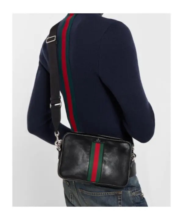 Gucci Web Trademark Small Crossbody Bag