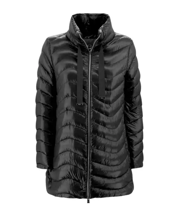 Herno Ultralight Resort Short Quilted Jacket - Black