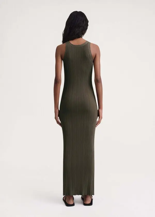 TOTEME Ribbed Racerback Maxi Dress