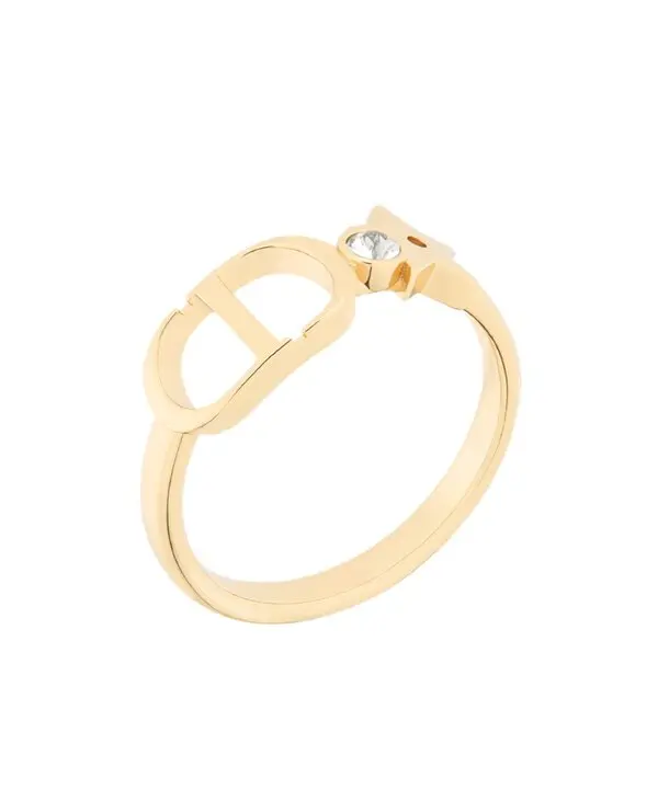 Dior Petit Cd Lucky Star Ring - Golden