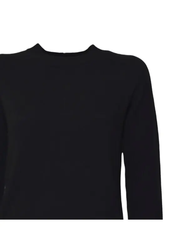 Max Mara Damasco Crewneck Knitted Jumper - Black