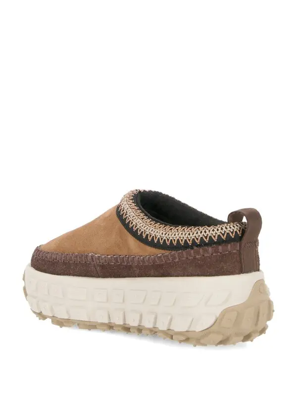 UGG Venture Daze Platform Slip-on Slippers With Contrast Stitching - White