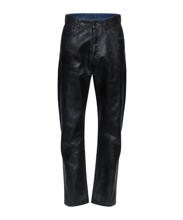 MAISON MARGIELA Waxed-effect Jeans - Black