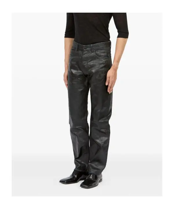 MAISON MARGIELA Waxed-effect Jeans