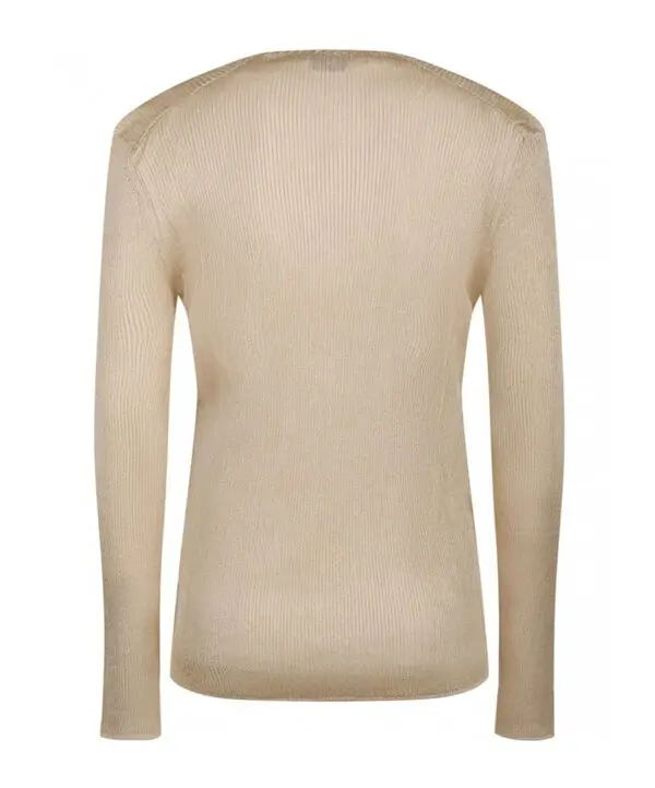 TOM FORD V-neck Knitted Top With Logo Detail - No