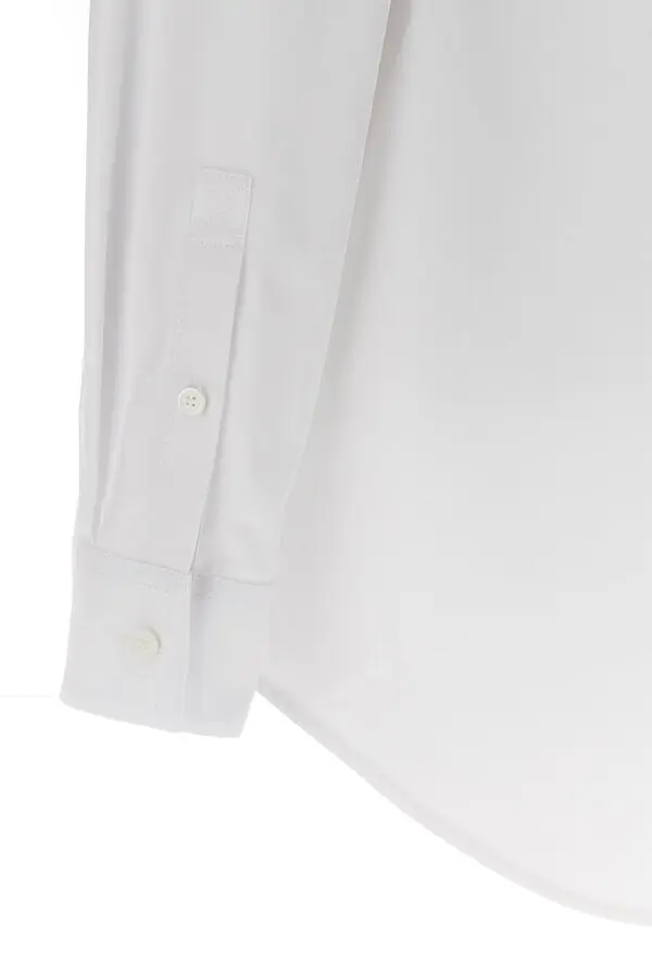 Burberry Ivanna Long-sleeve Shirt With Equestrian Knight Logo