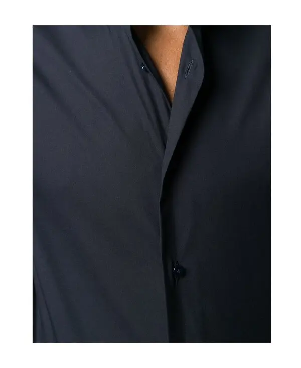 BARBA NAPOLI Solid Color Long-sleeved Shirt - Black