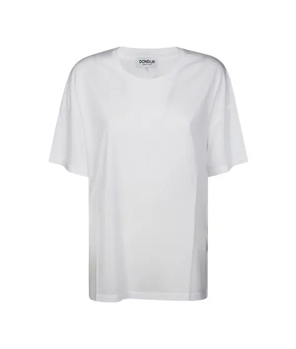 DONDUP Ribbed Crew Neck T-shirt - White