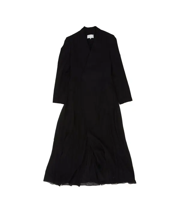 MAISON MARGIELA Long-sleeve Midi Dress - Black