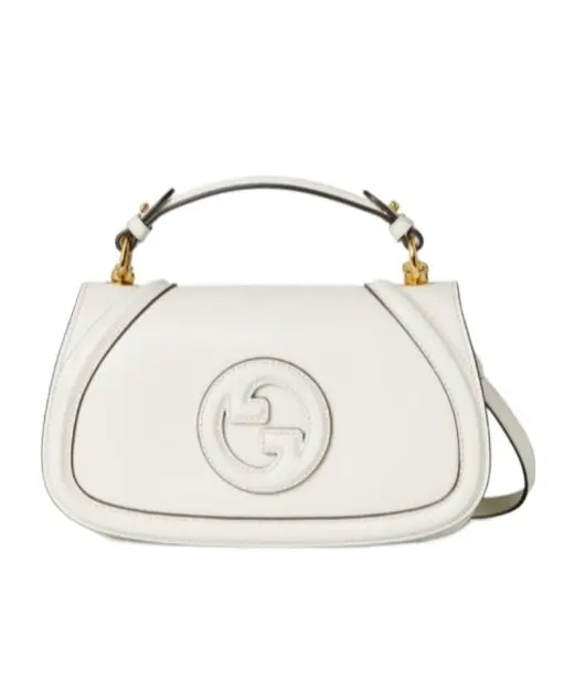 Gucci Blondie Small Top Handle Bag - White