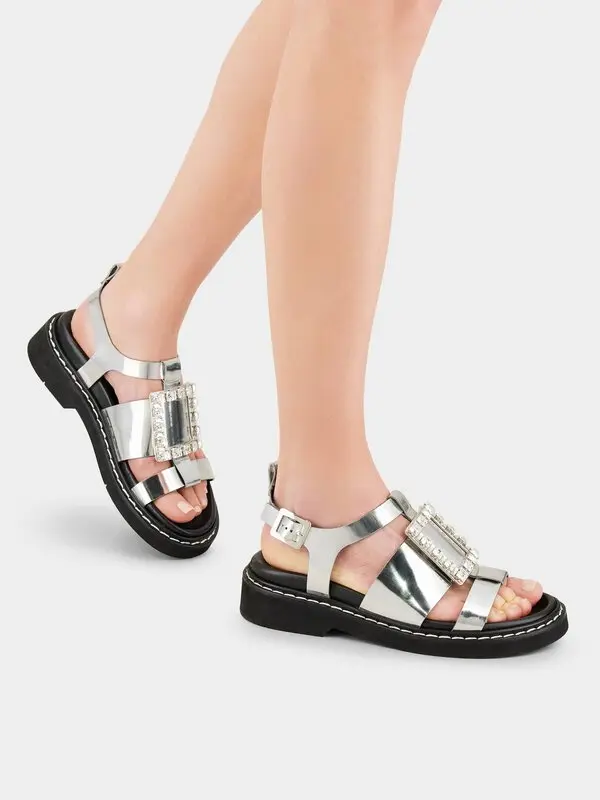 ROGER VIVIER Open-toe Sandals With Buckle Detail
