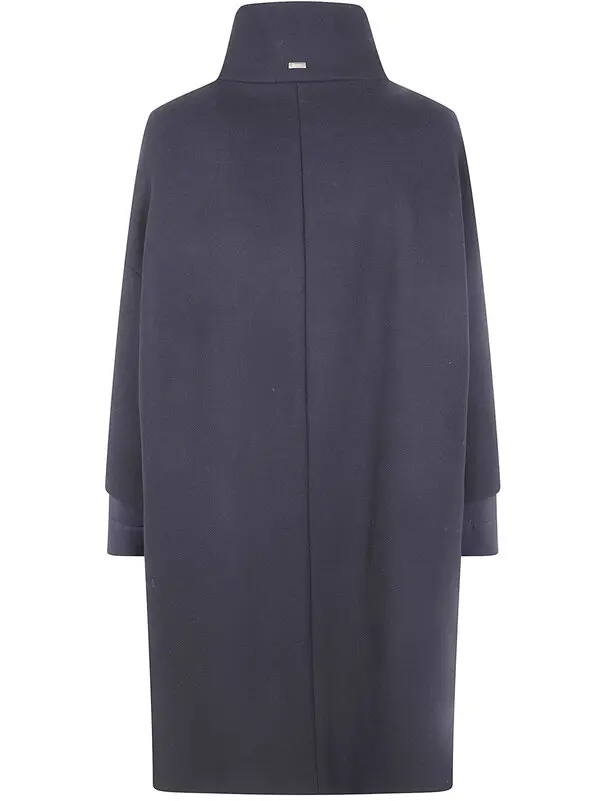 Herno Funnel Neck Long Jacket