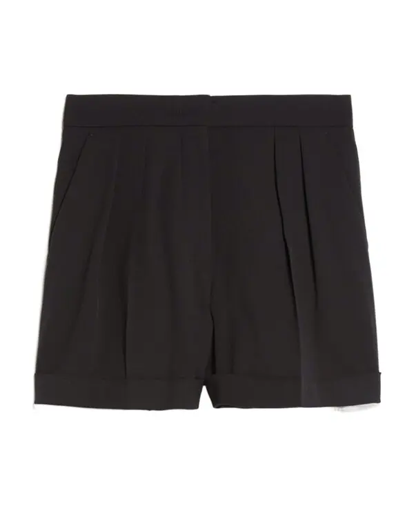 Max Mara Turn-up Pleated Shorts