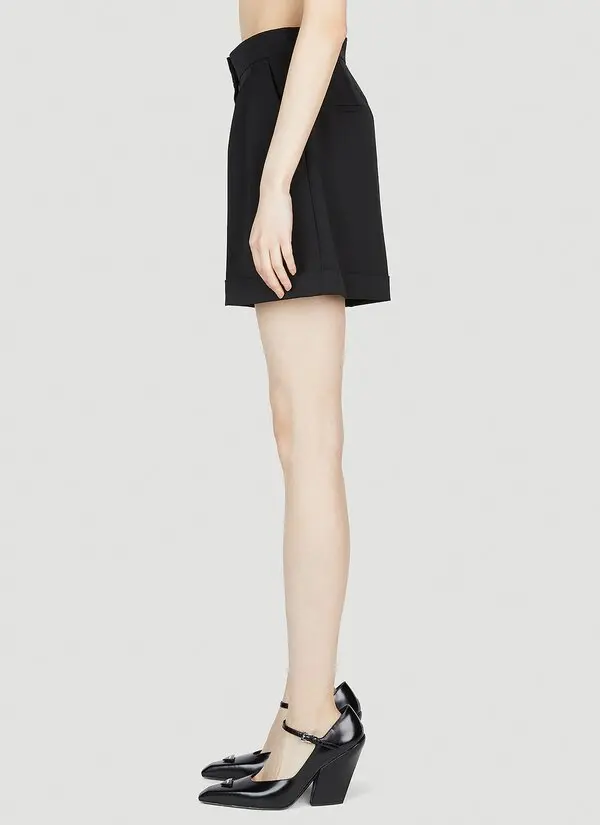 Max Mara Turn-up Pleated Shorts