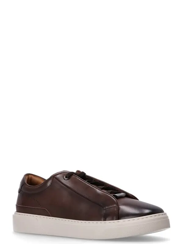 Hugo Boss Logo Plaque Low Top Sneakers