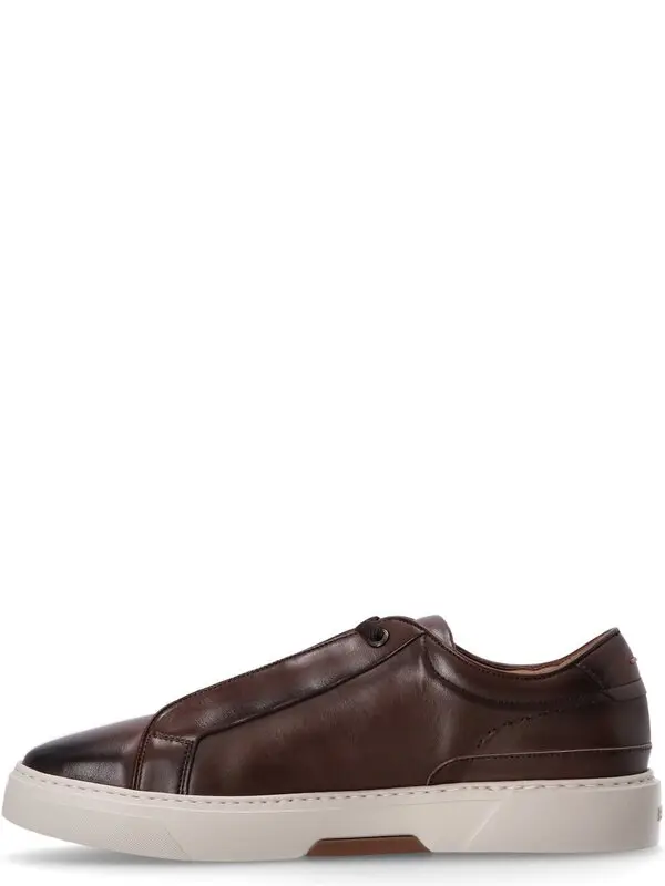 Hugo Boss Logo Plaque Low Top Sneakers