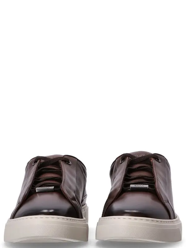 Hugo Boss Logo Plaque Low Top Sneakers