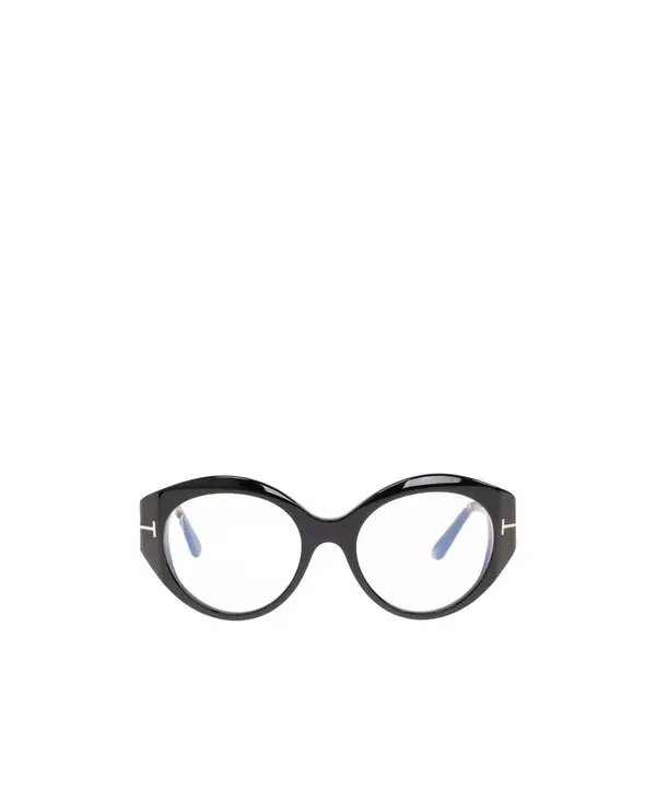 TOM FORD Oval Frame Glasses - White