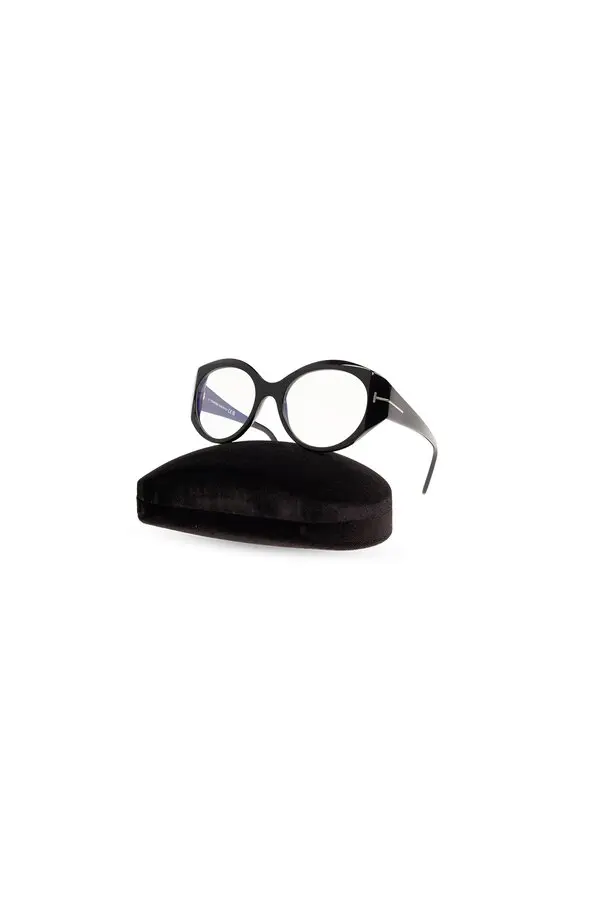 TOM FORD Oval Frame Eyeglasses