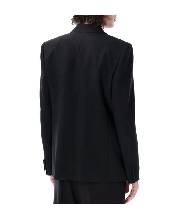 Valentino Garavani Logo Patch Single-breasted Tailored Blazer