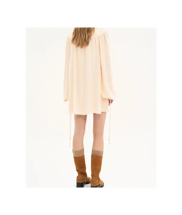 Chloé Jacquard Silk Mini Dress