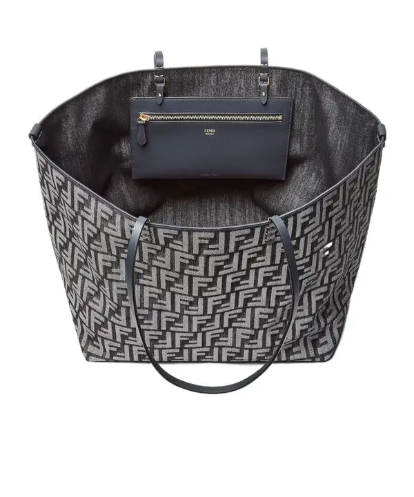 Fendi Reversible Ff Jacquard Tote Bag