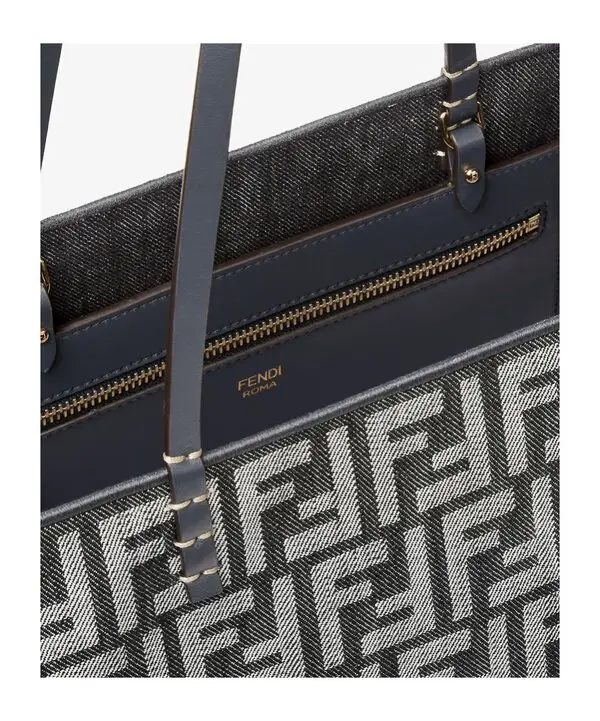 Fendi Reversible Ff Jacquard Tote Bag