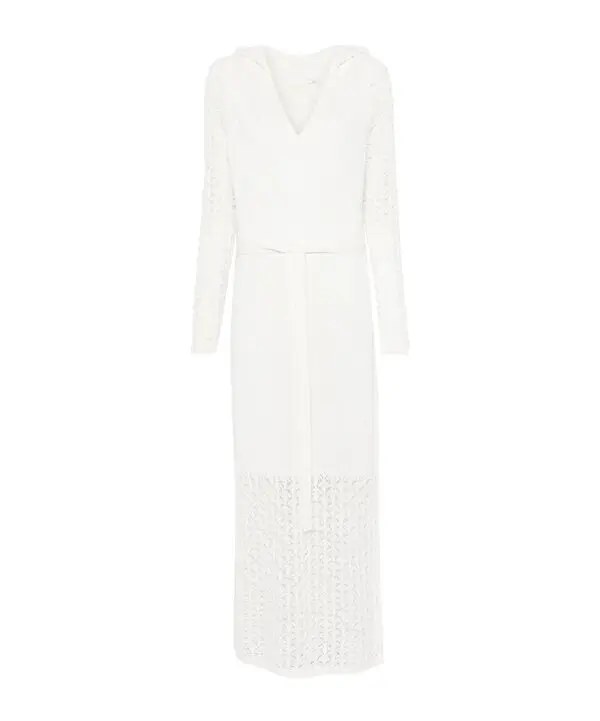 Zimmermann Wylie Maxi Dress With Hood And Belt