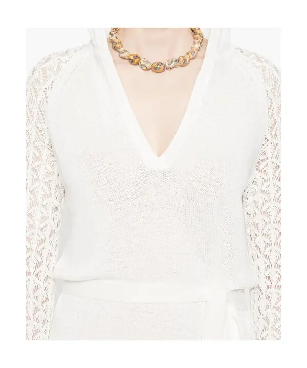 Zimmermann Wylie Maxi Dress With Hood And Belt