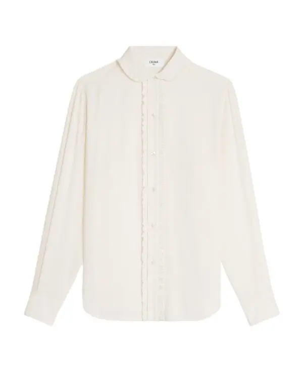 Celine Silk Crepe Loose Shirt