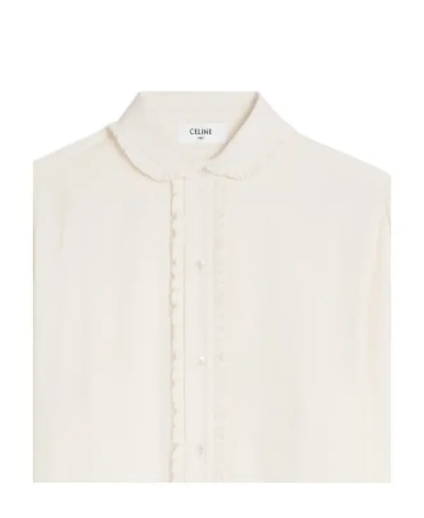 Celine Silk Crepe Loose Shirt