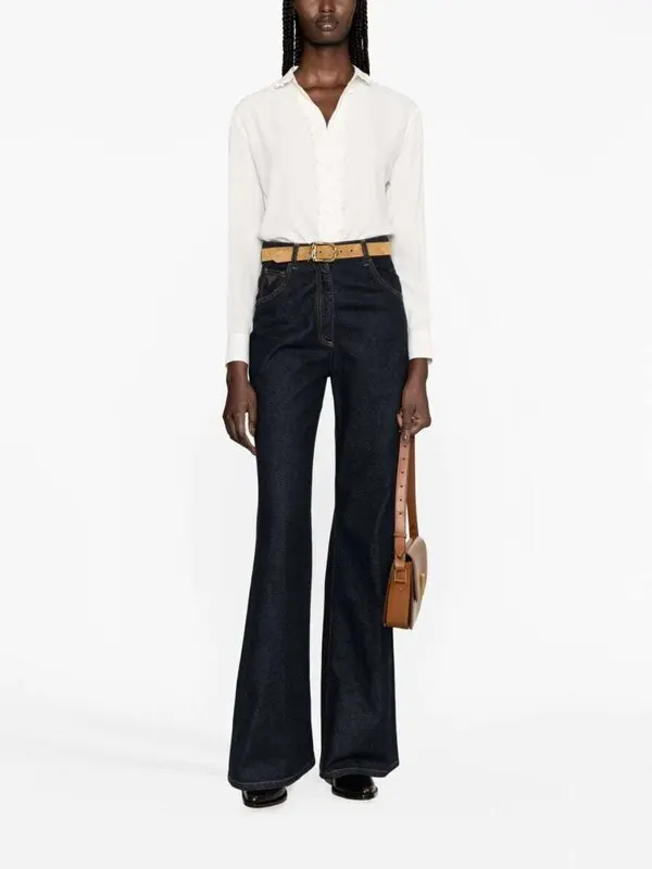 Celine Silk Crepe Loose Shirt