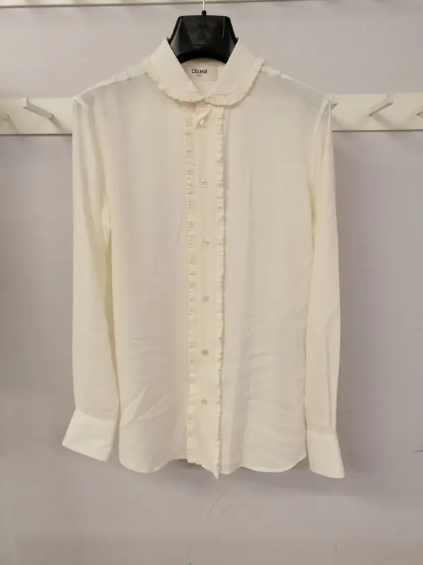 Celine Silk Crepe Loose Shirt