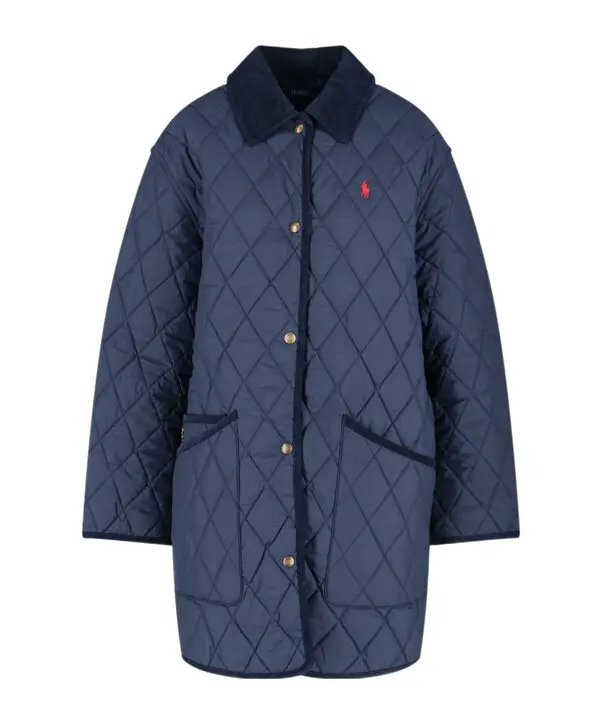Polo Ralph Lauren Quilted Down Coat - Blue