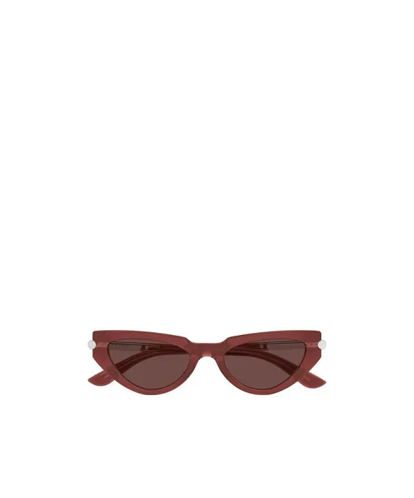 Alexander McQueen Cat-eye Frame Sunglasses - Red