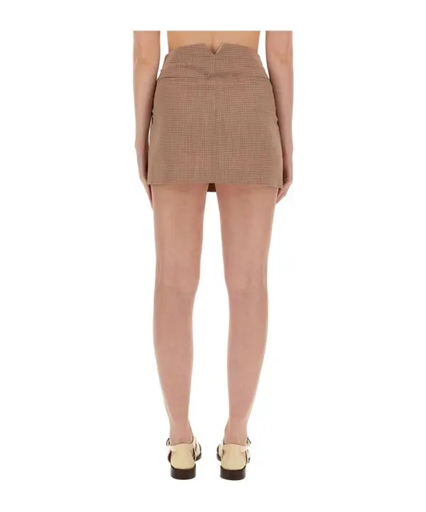 ALYSI Pleated Mini Skirt