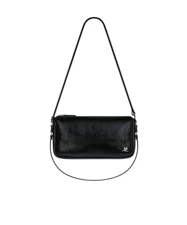 COURREGES Courrèges Soft Camera Shoulder Bag - Black