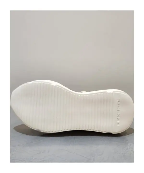 Rick Owens High Top Canvas Sneakers With Side Zipper And Tie Fastening