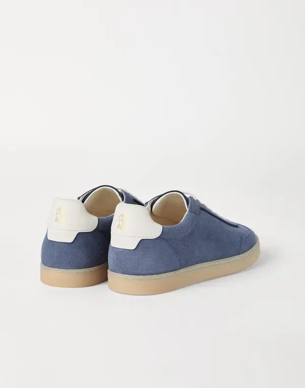 Brunello Cucinelli Low-top Lace-up Sneakers - Blue