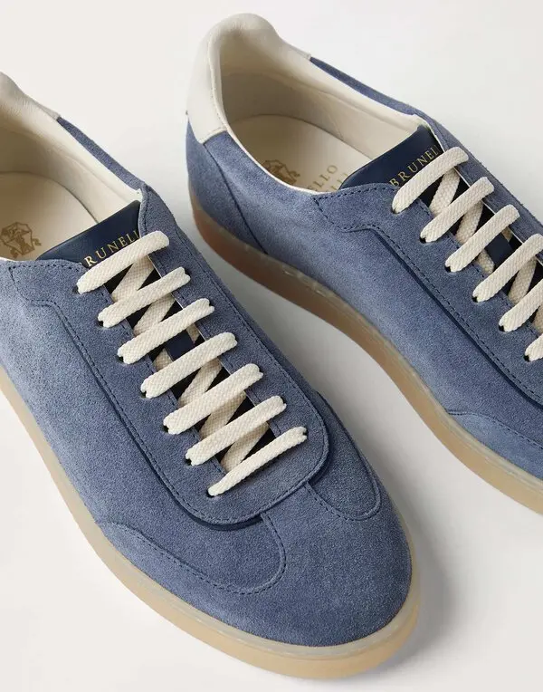 Brunello Cucinelli Low-top Lace-up Sneakers - Blue