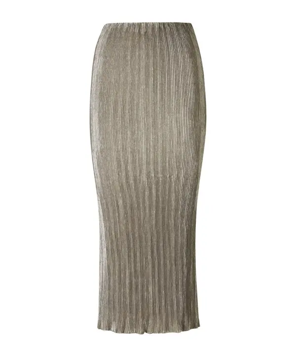 Cult Gaia Pleated Skirt - Nude