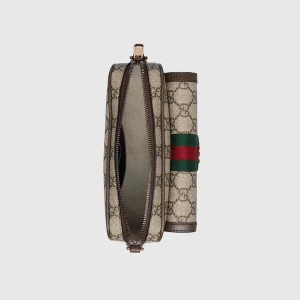 Gucci Ophidia Gg Mini Crossbody Bag - Beige/ebony