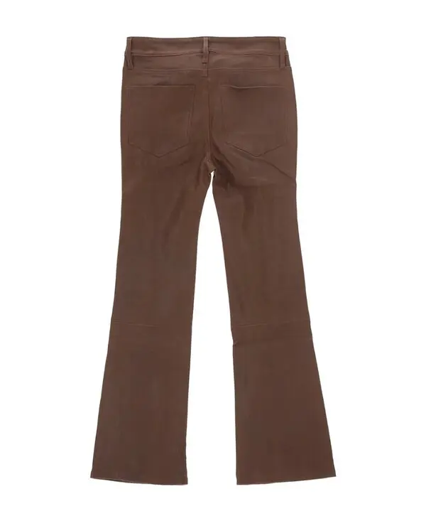 FRAME Flared Leather Trousers