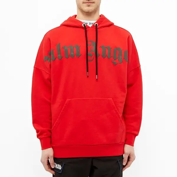 Palm Angels Logo Print Hoodie
