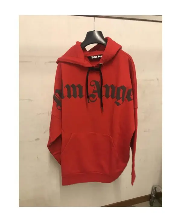 Palm Angels Logo Print Hoodie