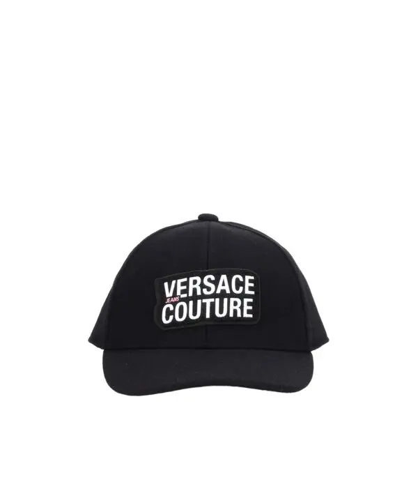 Versace Logo Baseball Cap - Black