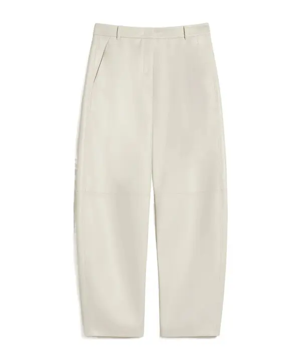 Max Mara Belted Barrel-leg Trousers