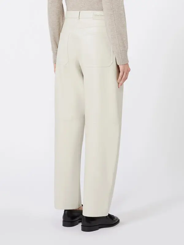 Max Mara Belted Barrel-leg Trousers