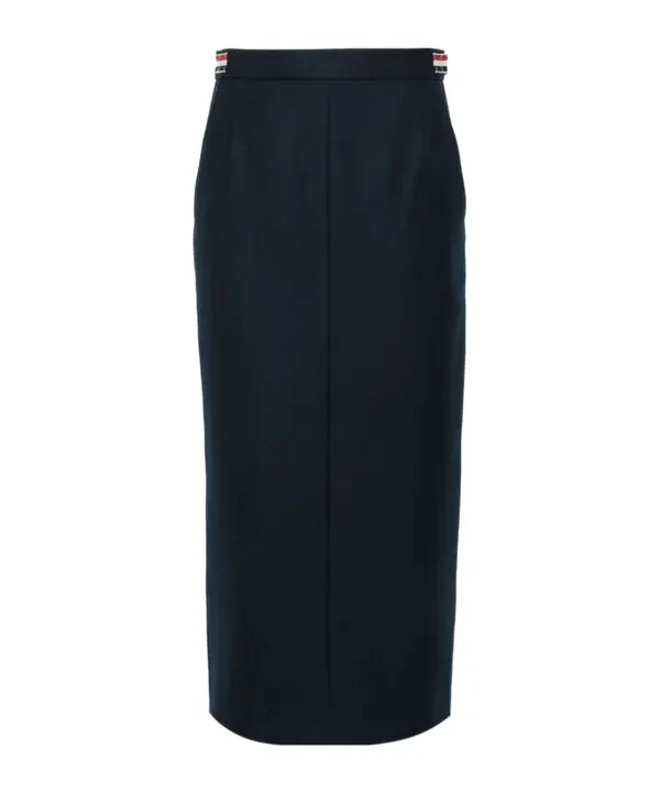 Thom Browne Striped Detail Skirt - Navy