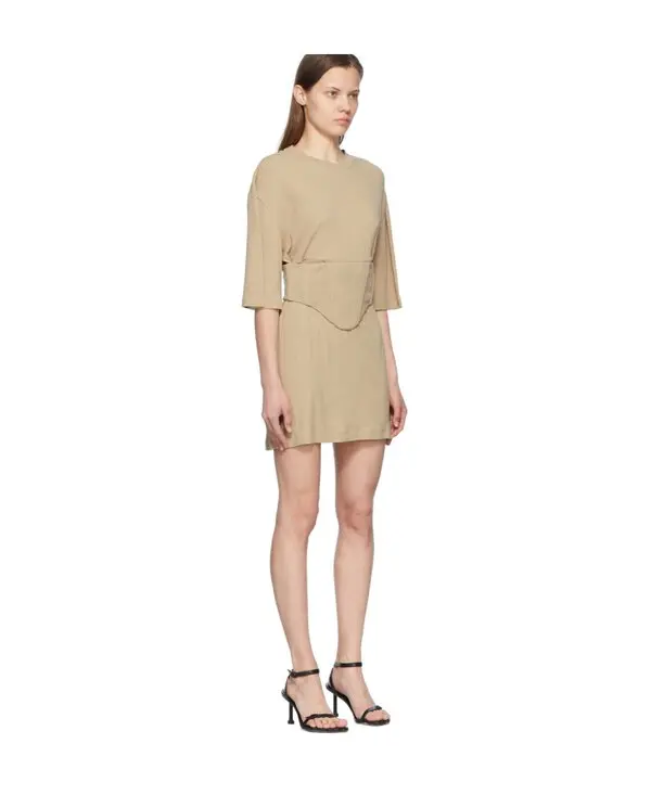 DION LEE Corset Detail Tunic Top
